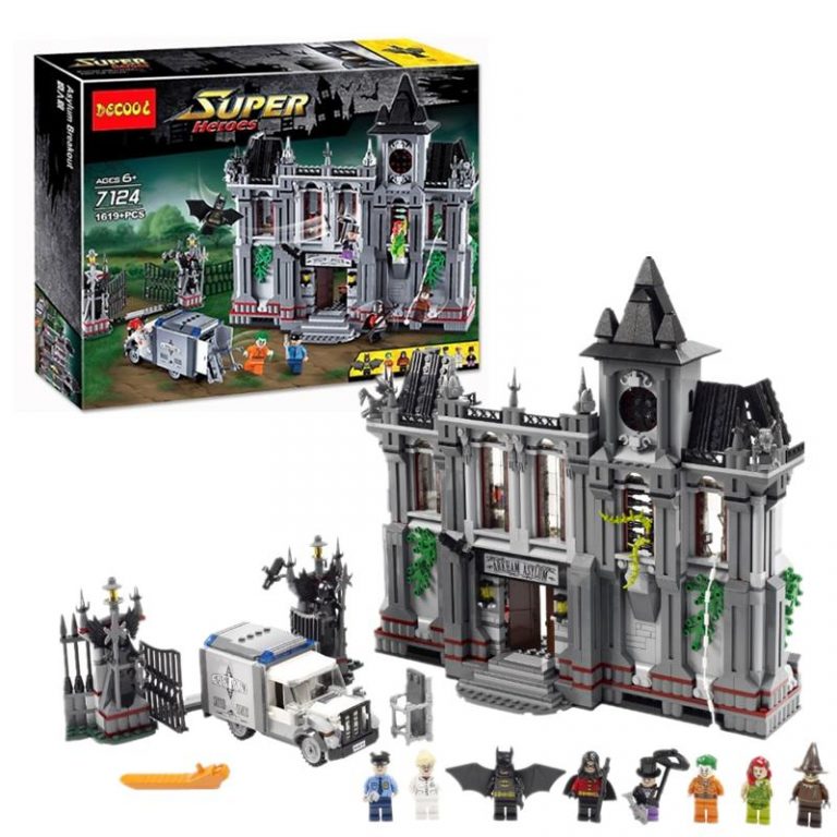 DECOOL 7124 The Arkham Asylum Breakout Super Hero Compatible LEGO 10937 | DECOOL