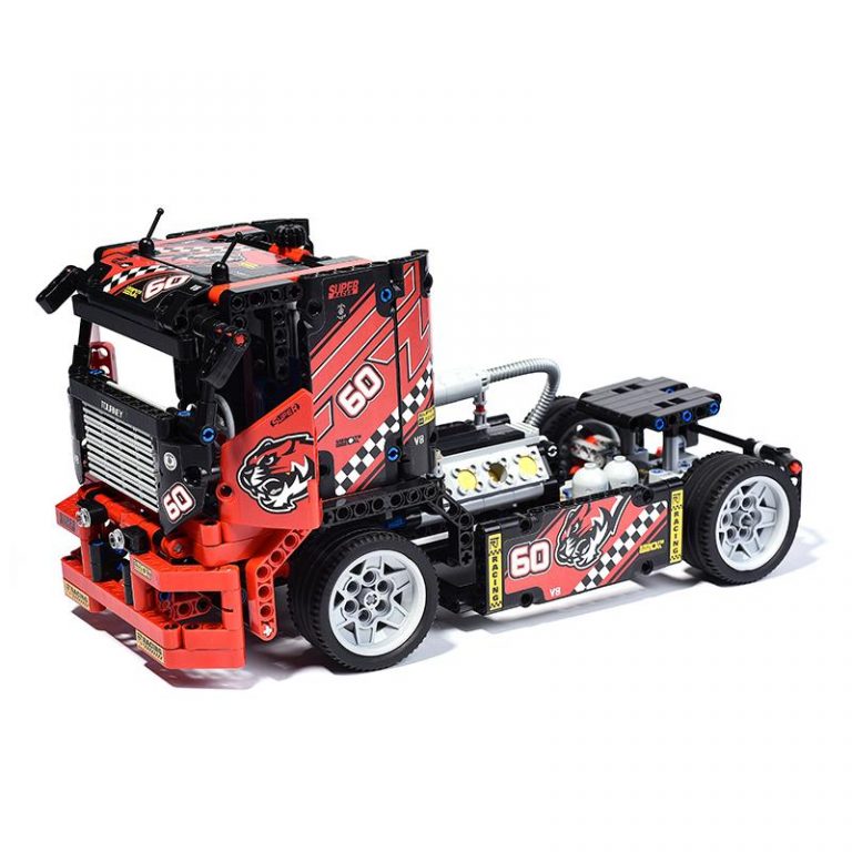 DECOOL 3360 Race Truck Car 2 In 1 Transformable Model Compatible LEGO ...