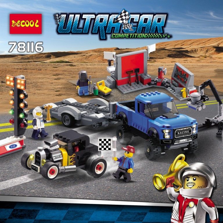 DECOOL 78116 Ford F-150 Raptor & Ford Model A Hot Rod Technic ...