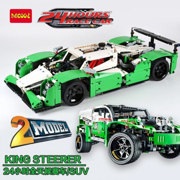 DECOOL 3364 24 hours Race Car 2 in 1 Technic Compatible LEGO 42039 | DECOOL