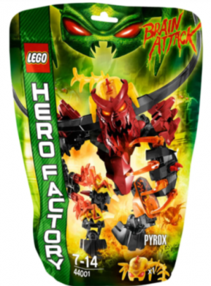DECOOL 10301 Hero Factory: Fire Bull Demon PYROX Super Heroes ...