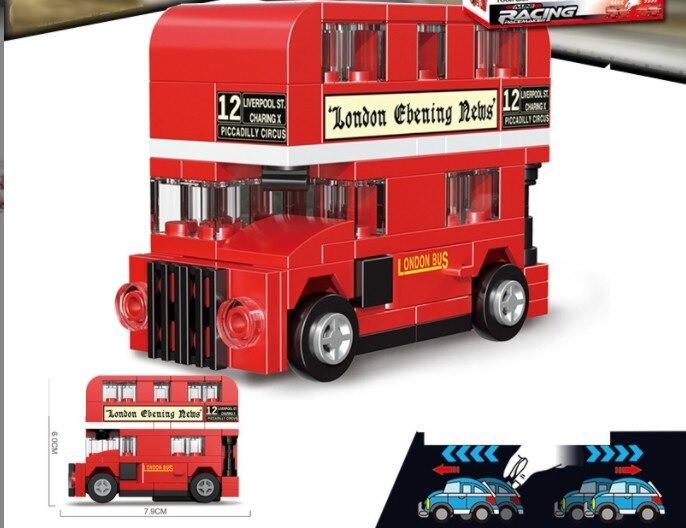 Decool 22002-22038 Mini DIY Car Bus Engineering Ambulance Military Vehicle | DECOOL