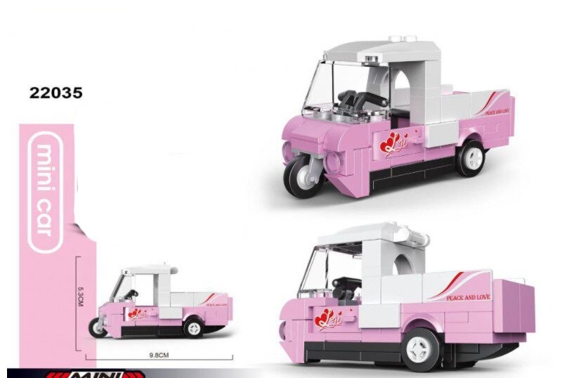 Decool 22002-22038 Mini DIY Car Bus Engineering Ambulance Military Vehicle | DECOOL