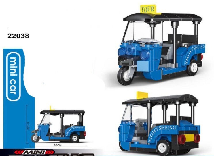 Decool 22002-22038 Mini DIY Car Bus Engineering Ambulance Military Vehicle | DECOOL